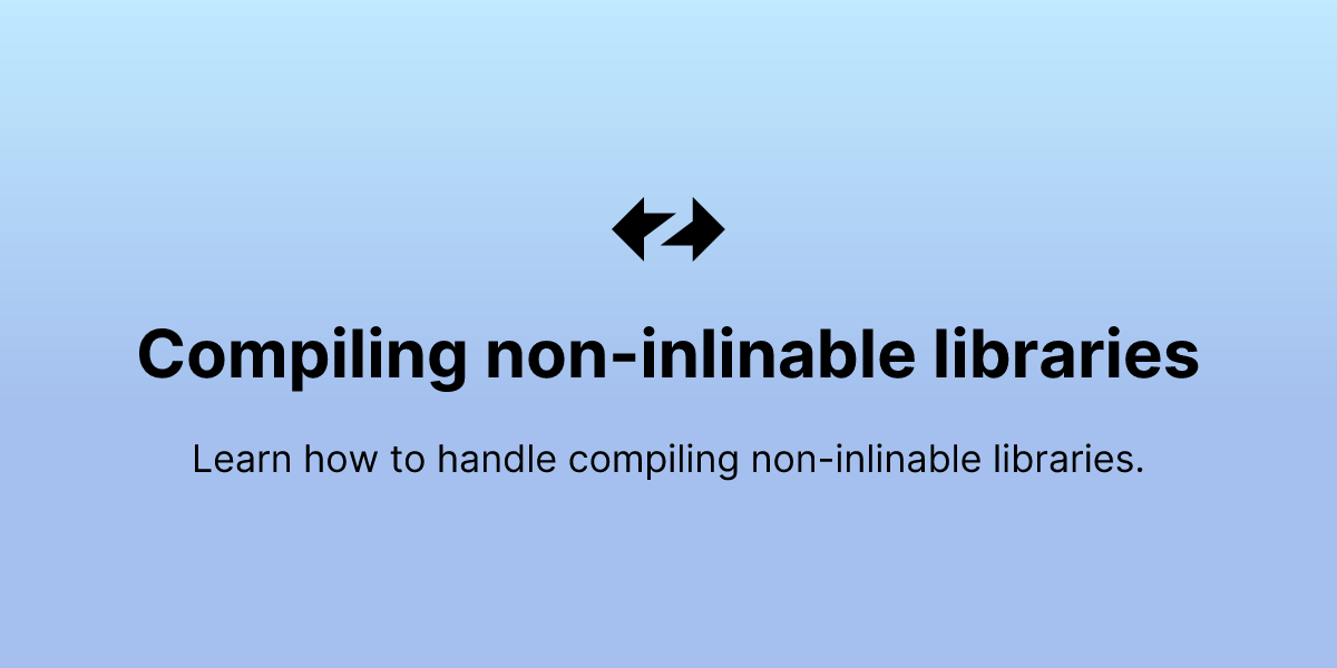 Compiling Non Inlinable Libraries Zksync Docs